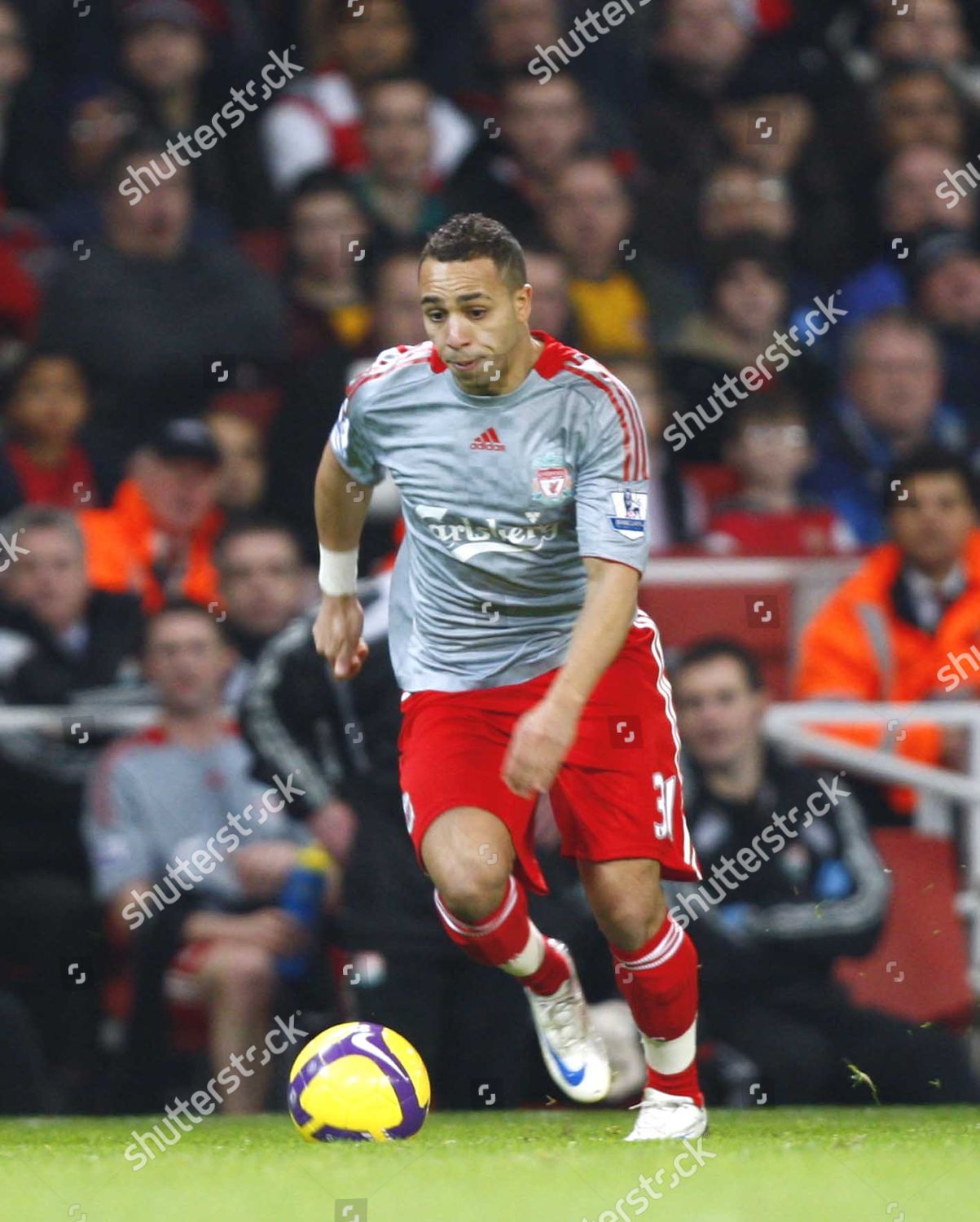 Liverpools Morrocan Player Nabil El Zhar Editorial Stock Photo - Stock ...