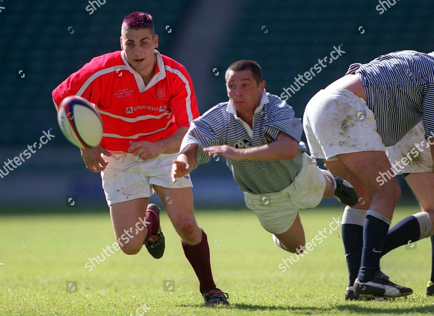 2 Scrum Halves Chris Kinsey Cheshire Editorial Stock Photo - Stock ...