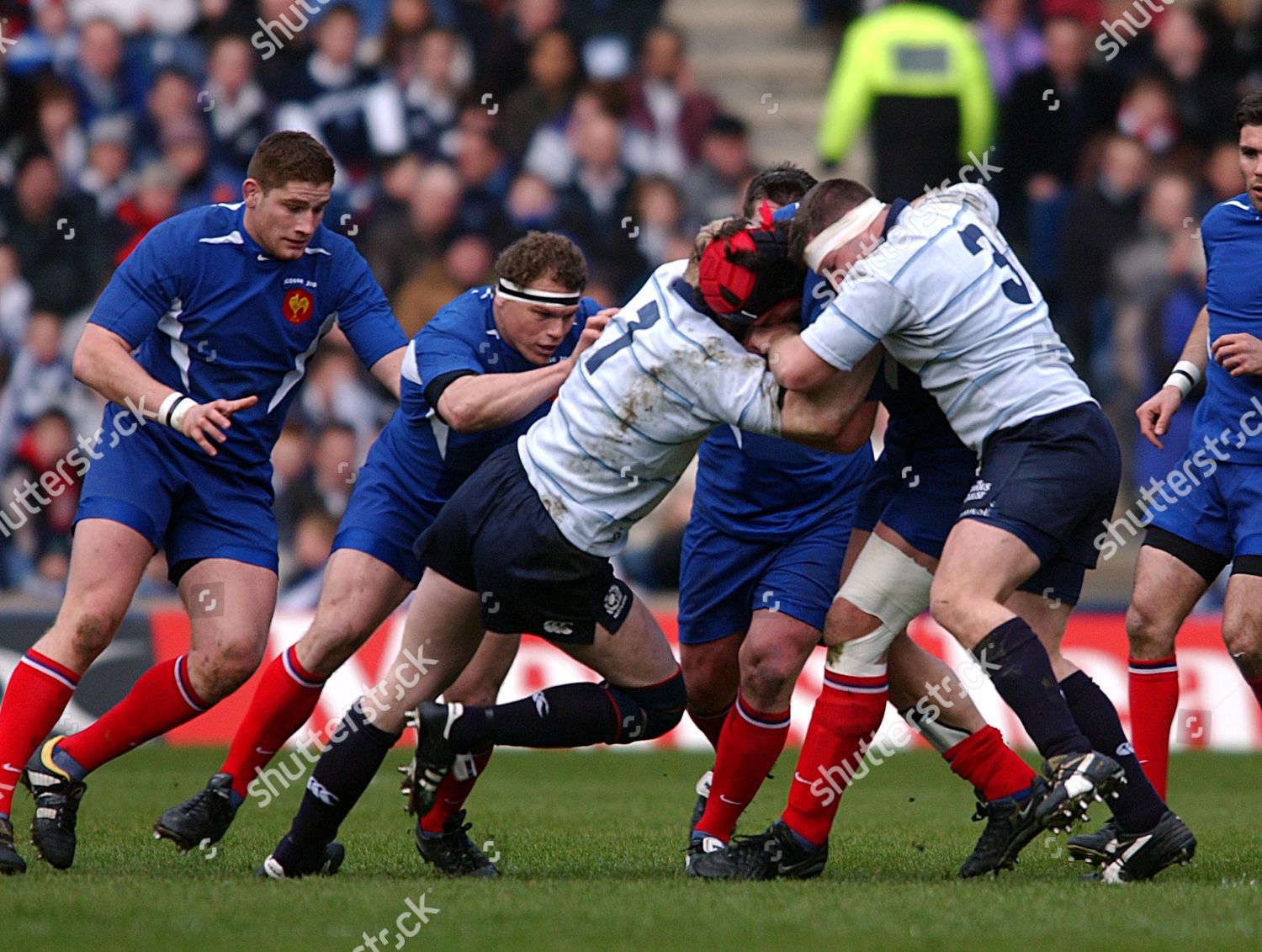Allan Jacobson Bruce Douglas Scotland Tackle Editorial Stock Photo ...