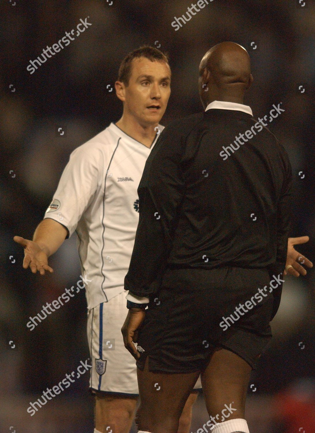 Referee Mr Uriah Rennie Has Words Editorial Stock Photo - Stock Image ...