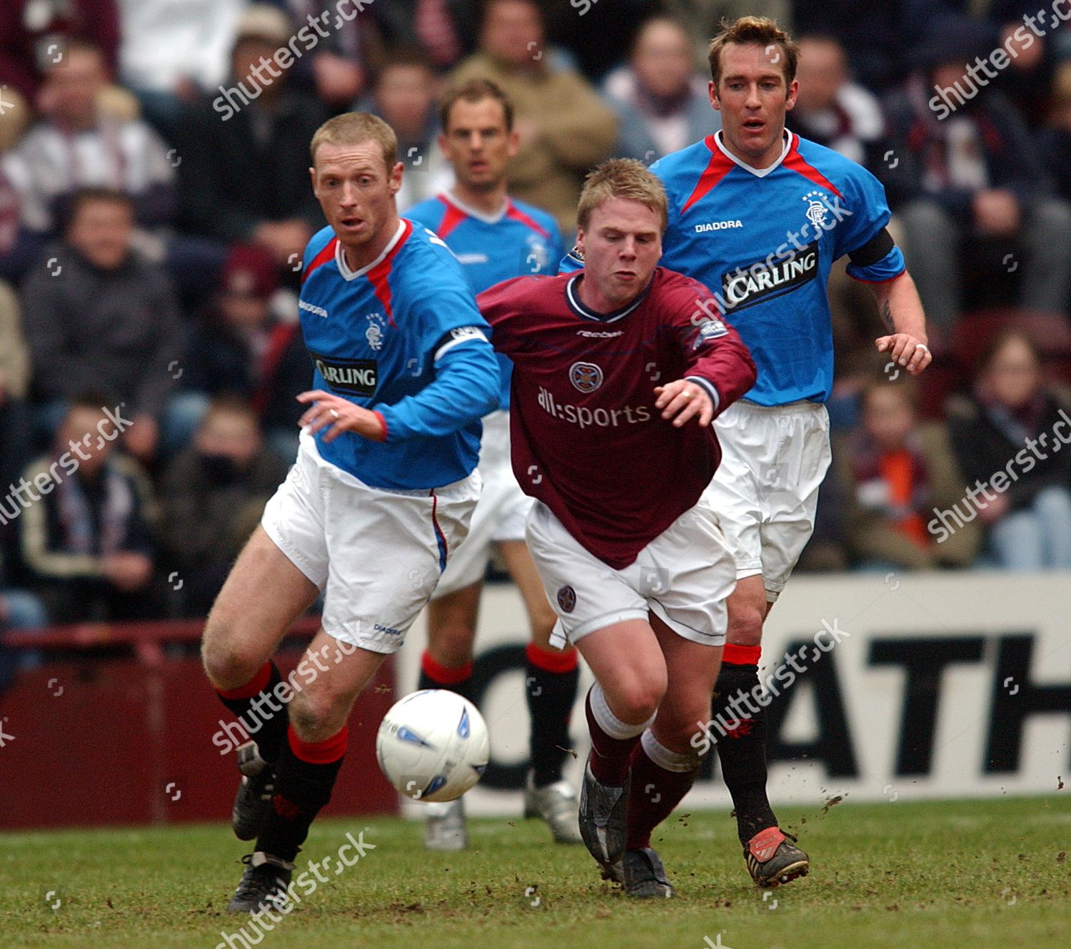 Graham Weir Hearts Holds Craig Moore Editorial Stock Photo - Stock ...