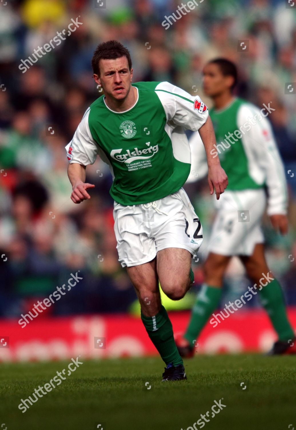 Alan Reid Hibernian Hampden Park Glasgow Editorial Stock Photo - Stock ...