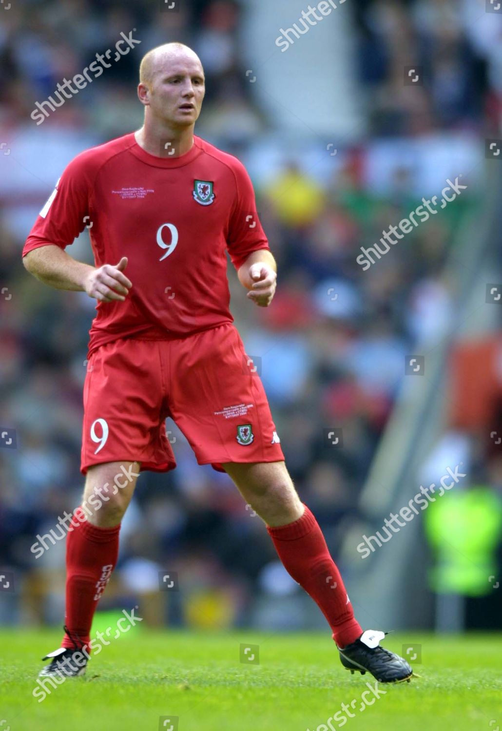 John Hartson Wales England V Wales Editorial Stock Photo - Stock Image ...