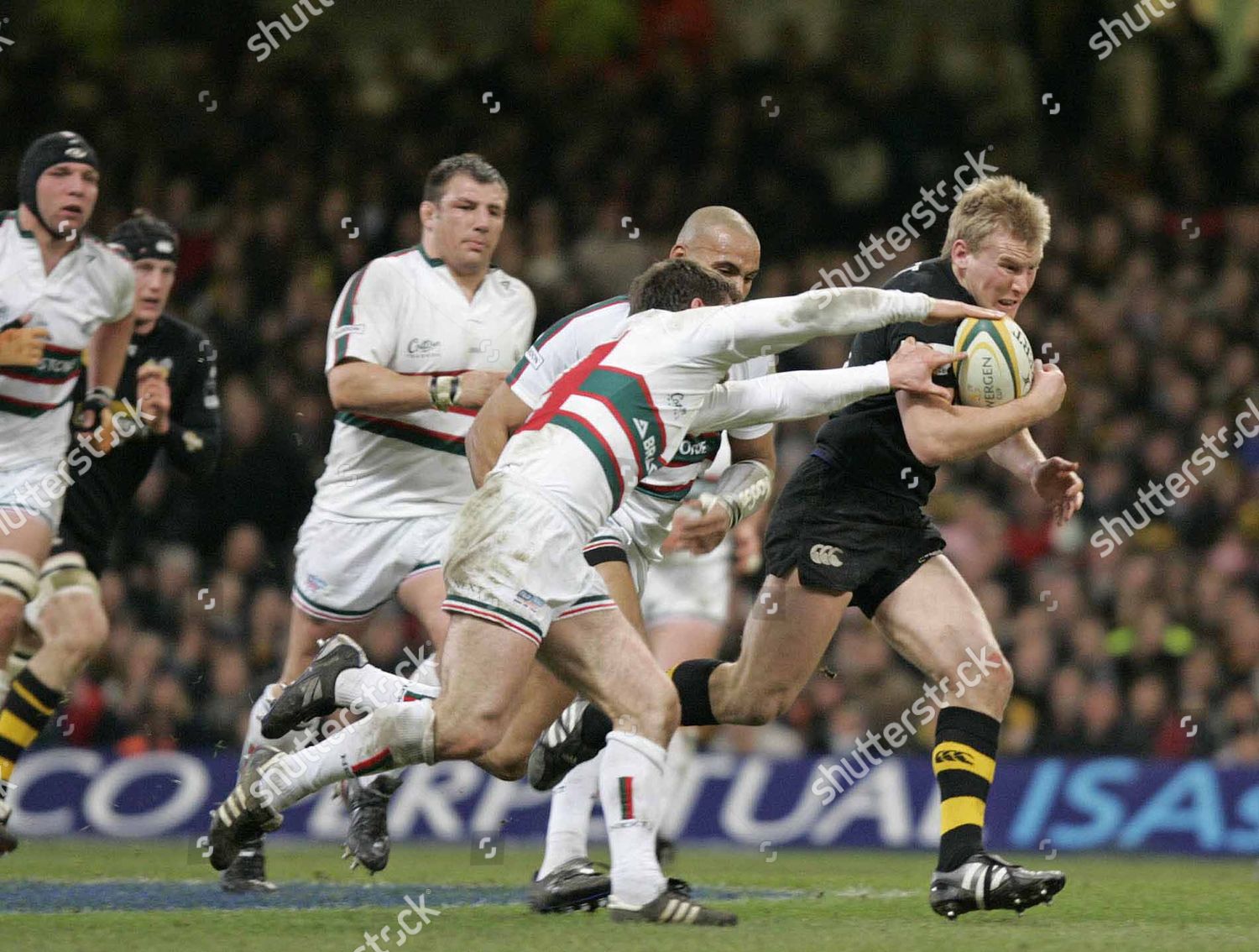 Stuart Abbott Wasps Breaks Through Tackles Editorial Stock Photo ...