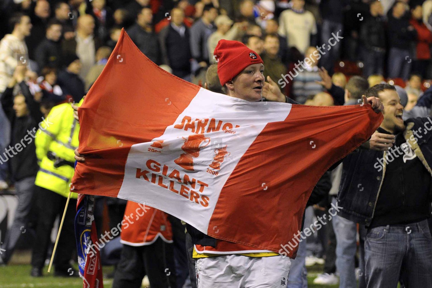 Barnsley Fan Celebrating Their Win His Editorial Stock Photo - Stock ...