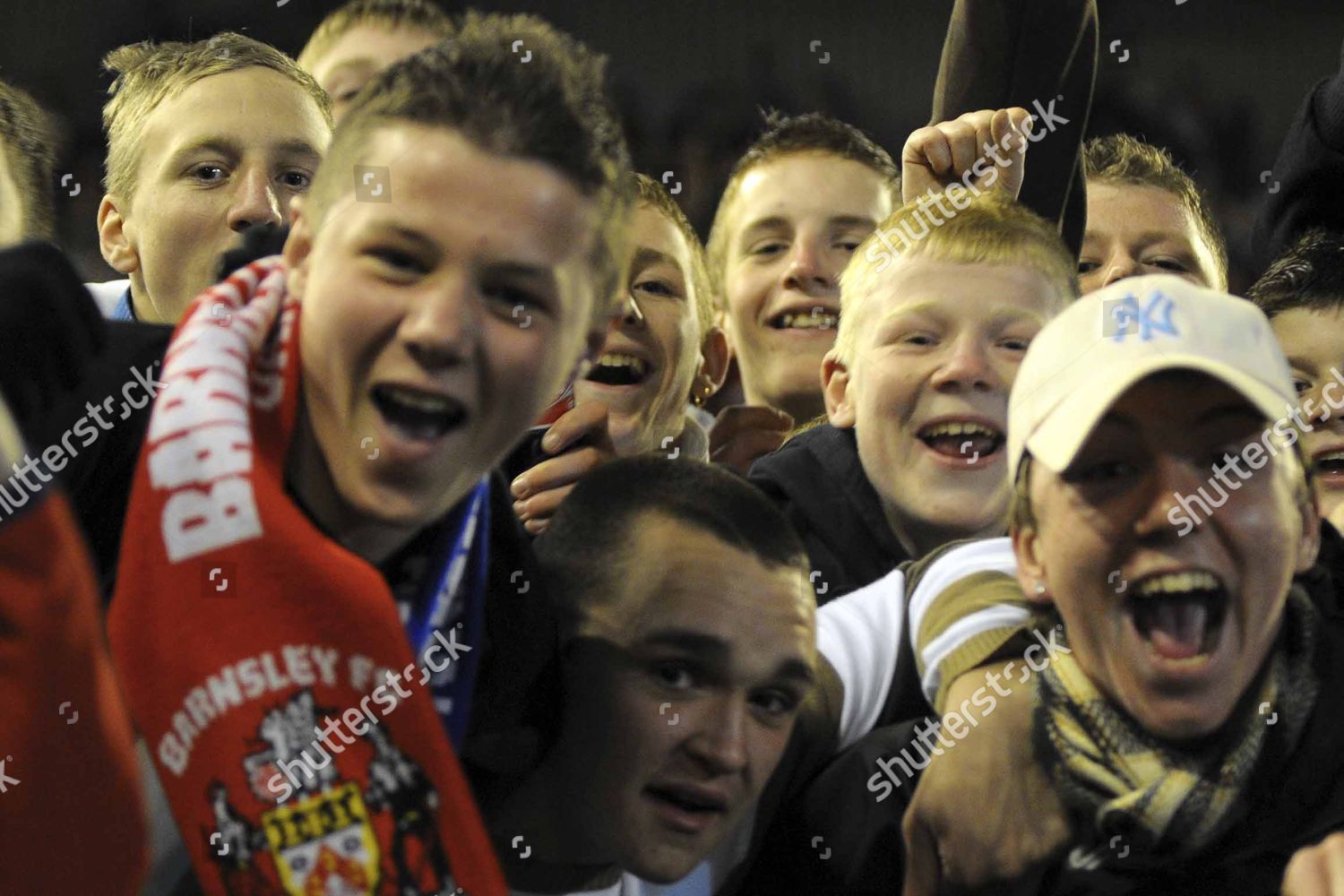 Barnsley Fans Celebrate Their Win Barnsley Editorial Stock Photo ...