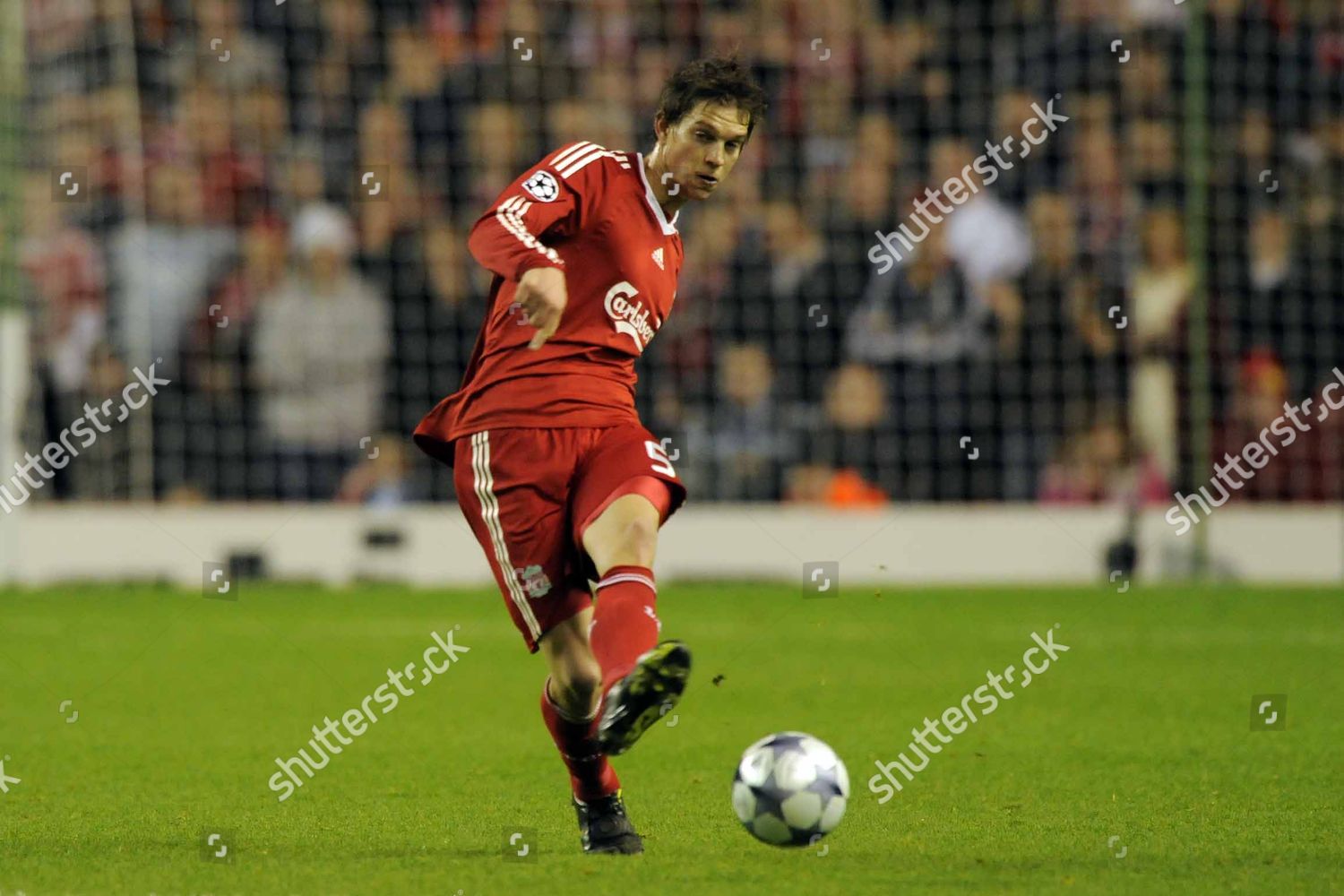 Daniel Agger Liverpool Liverpool Vs Olympique Editorial Stock Photo ...