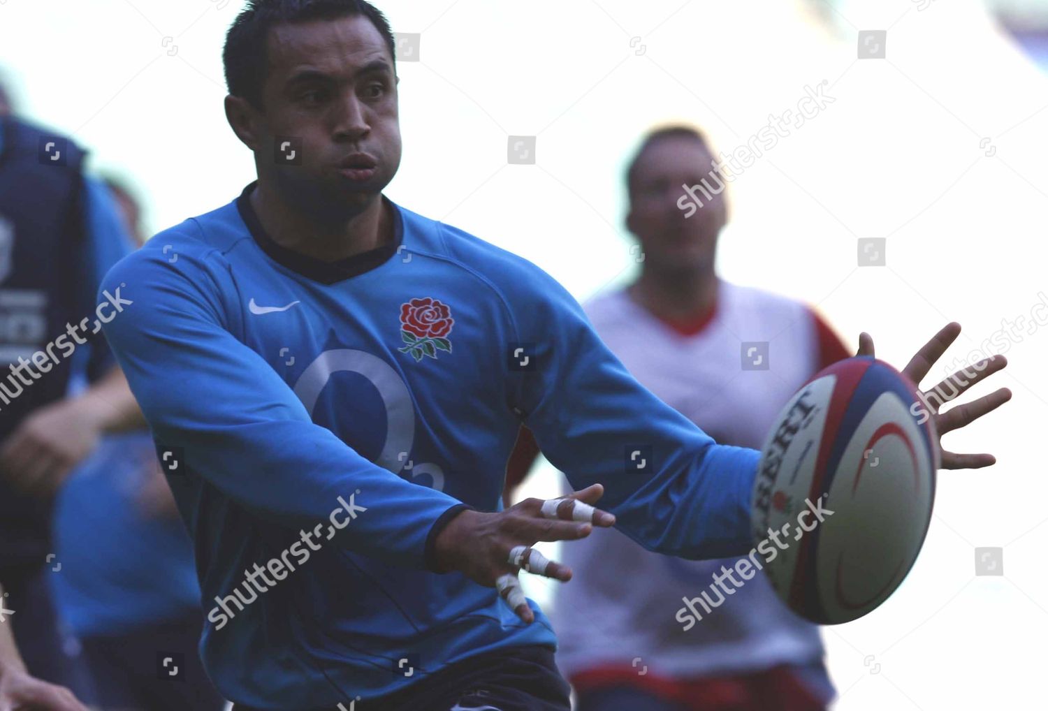 Riki Flutey England Elite Training Twickenham Editorial Stock Photo ...