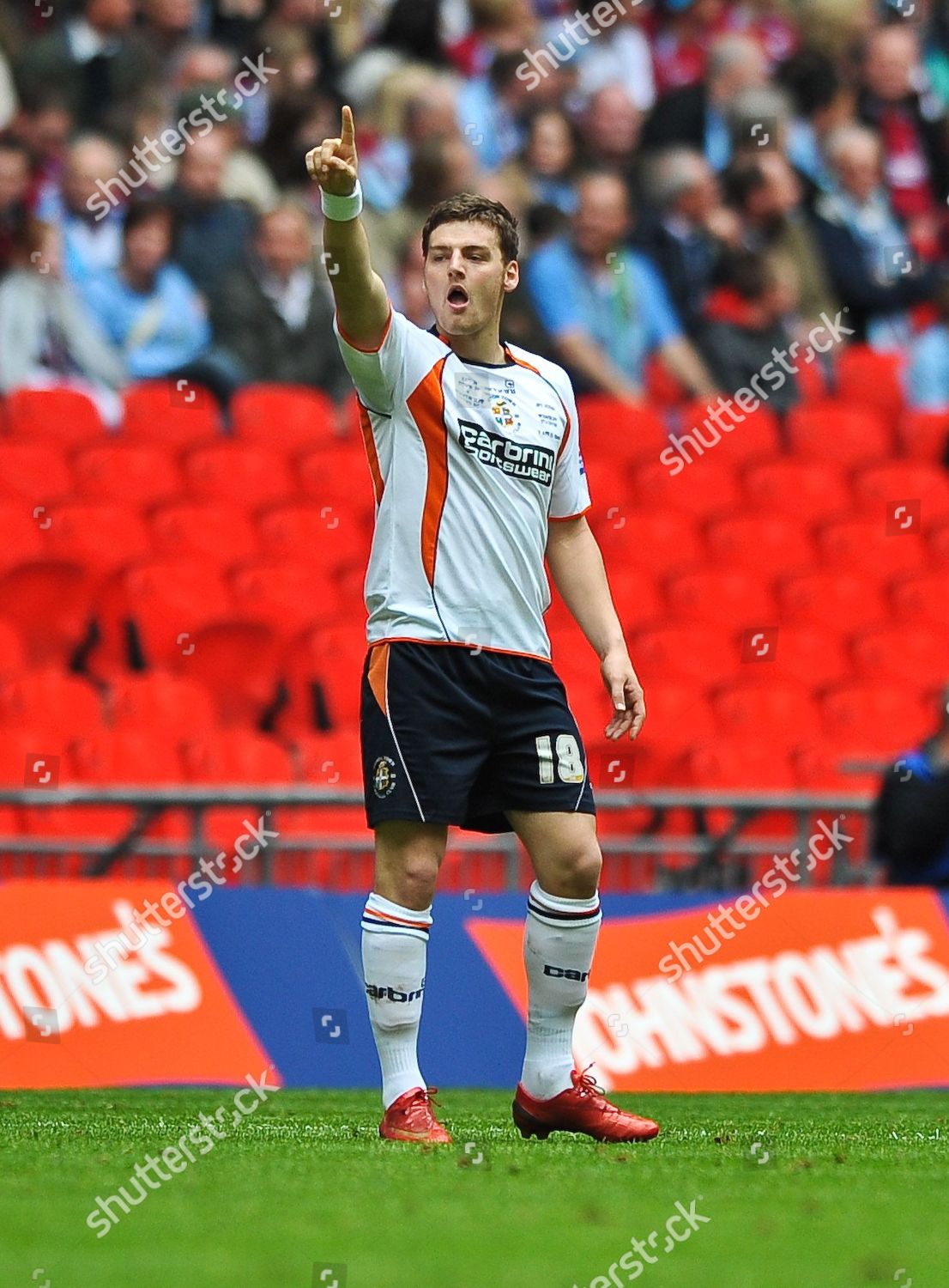 Chris Martin Luton Town Celebrates His Editorial Stock Photo - Stock ...