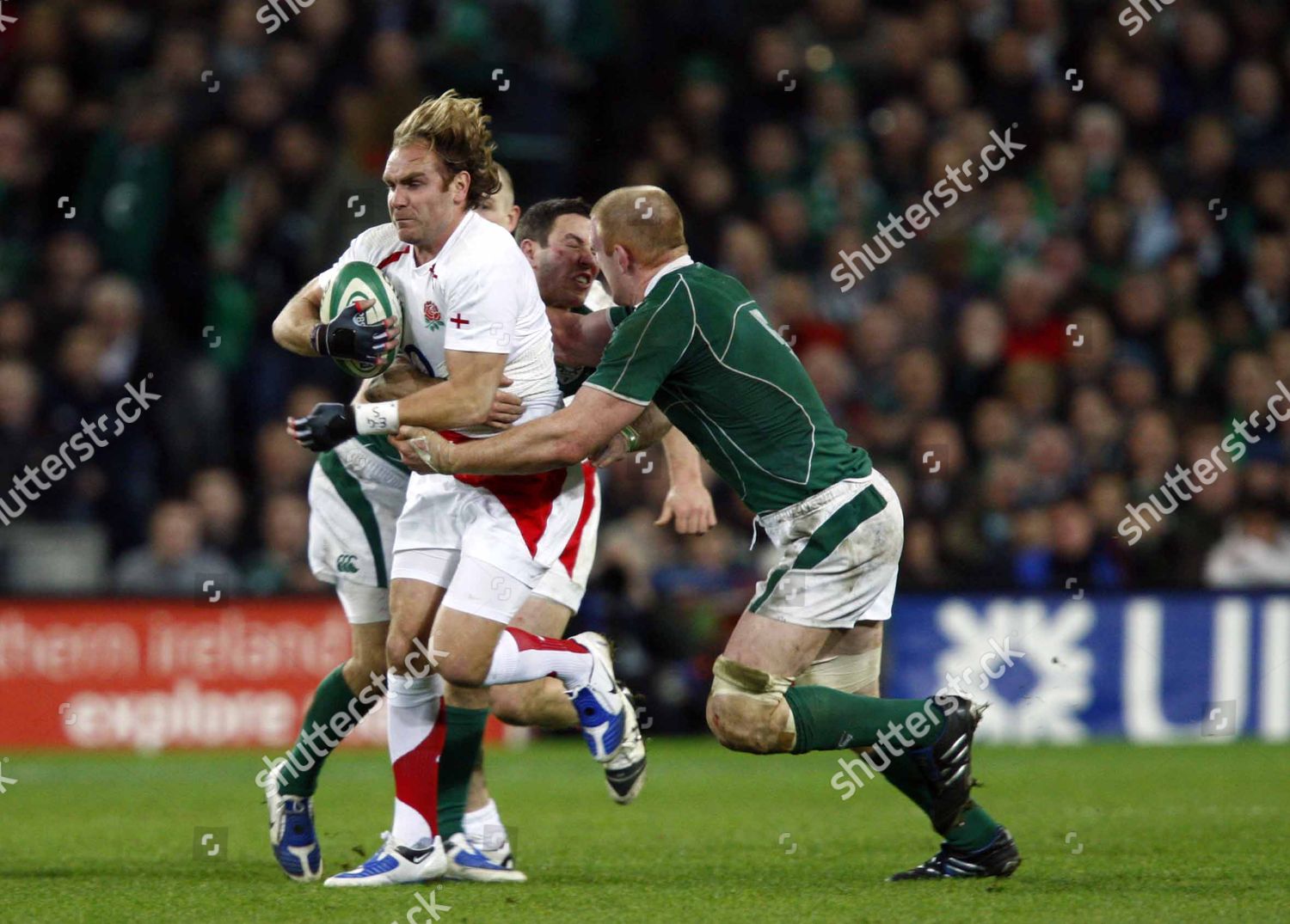 Andy Goode England Paul Oconnell Ireland Editorial Stock Photo - Stock ...