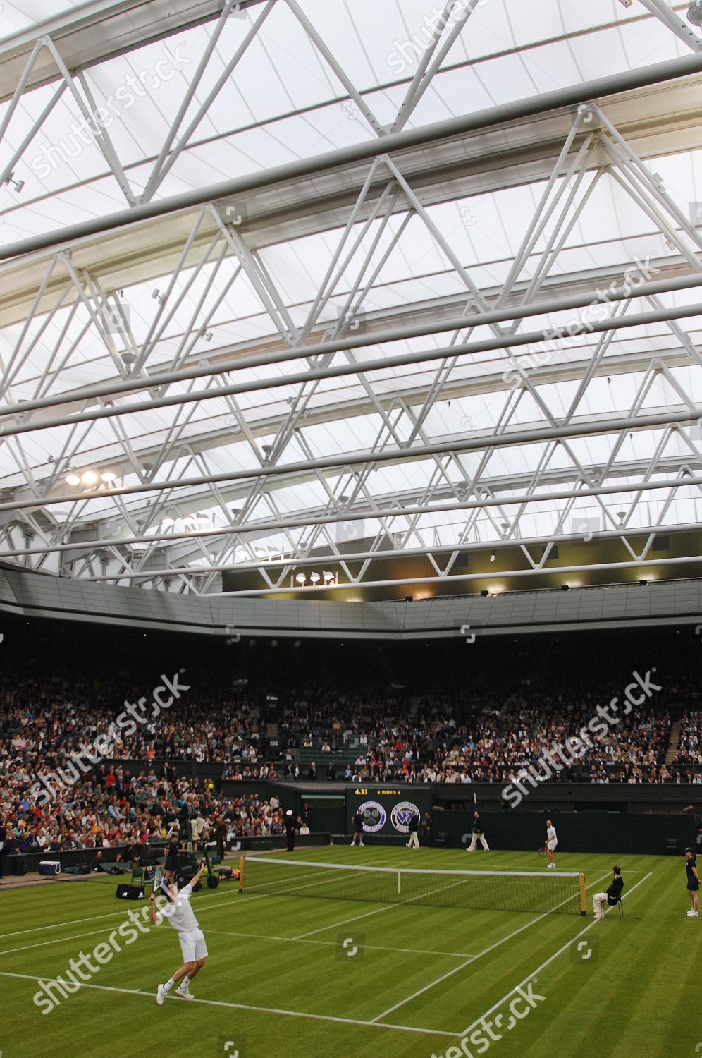 Centre Court New Retractable Roof Wimbledon Editorial Stock Photo ...