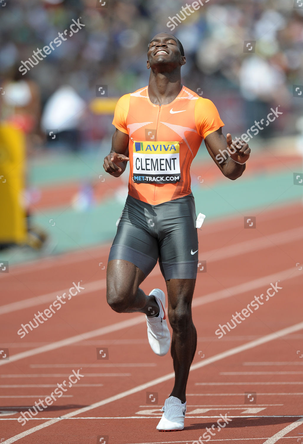Kerron Clement Us Wins Mens 400m Editorial Stock Photo - Stock Image ...