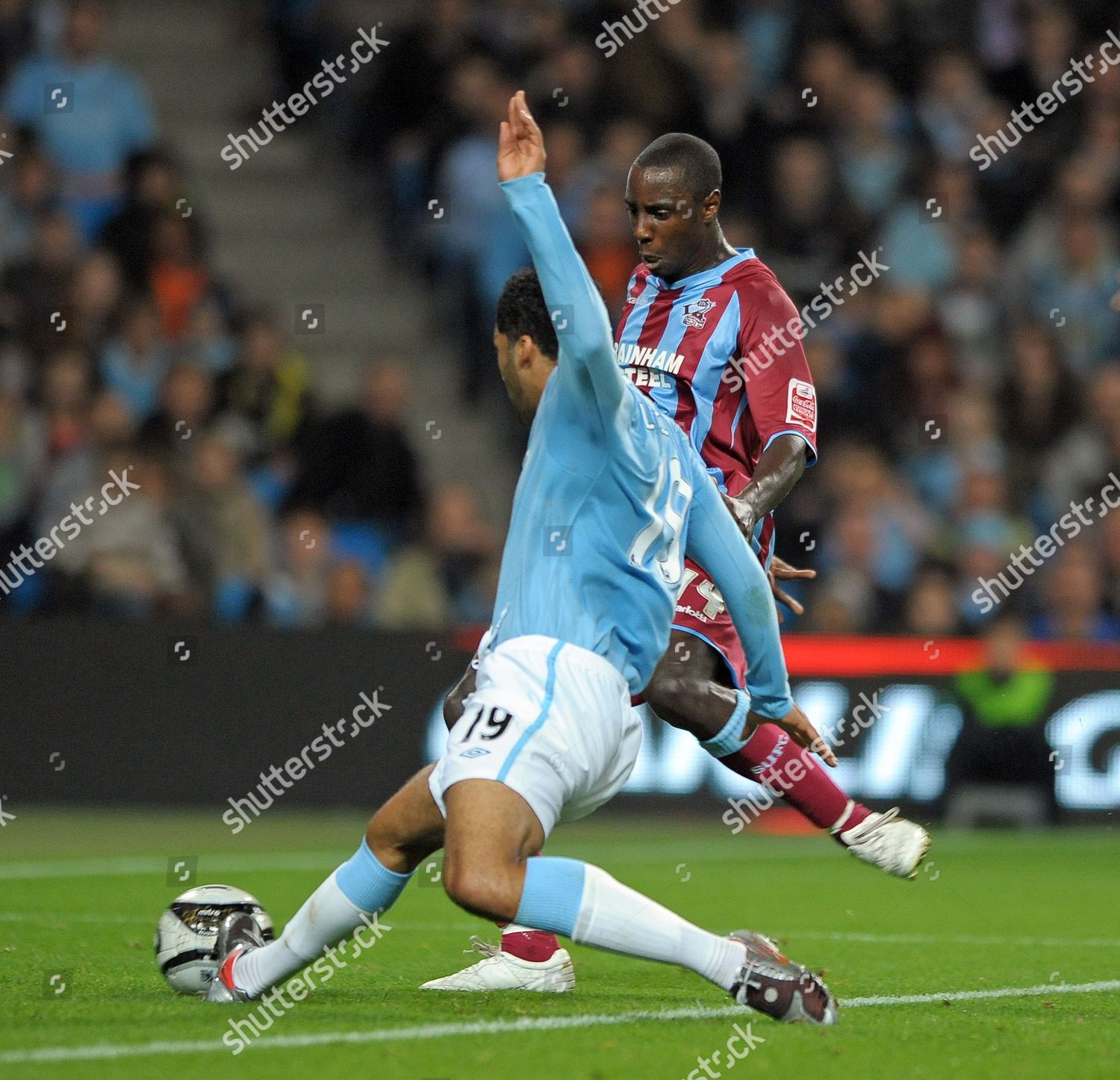 Jonathan Forte Scunthorpe United Scores His Editorial Stock Photo ...