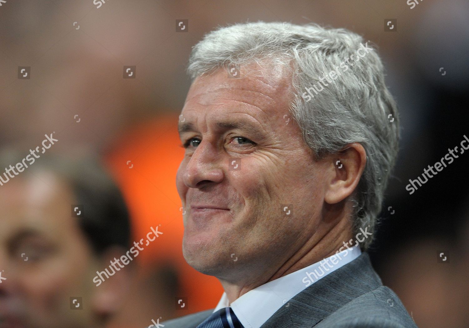 Mark Hughes Manager Manchester City Manchester Editorial Stock Photo ...