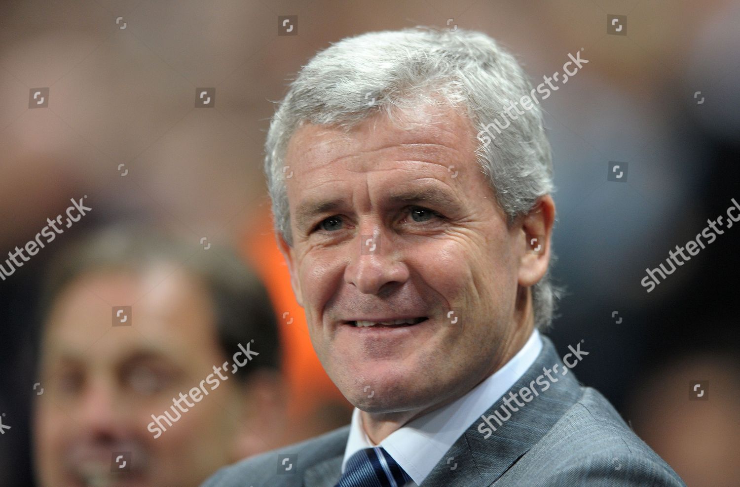 Mark Hughes Manager Manchester City Manchester Editorial Stock Photo ...
