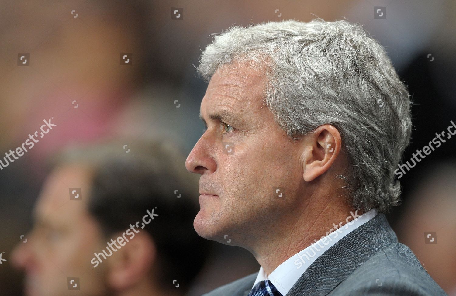 Mark Hughes Manager Manchester City Manchester Editorial Stock Photo ...