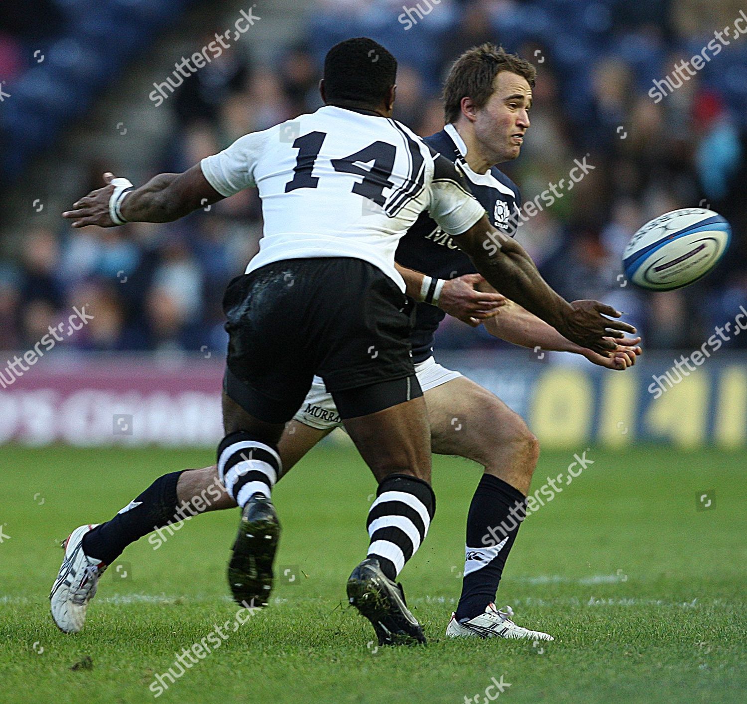 Scotland V Fiji Autumn Test Rugby Editorial Stock Photo - Stock Image ...