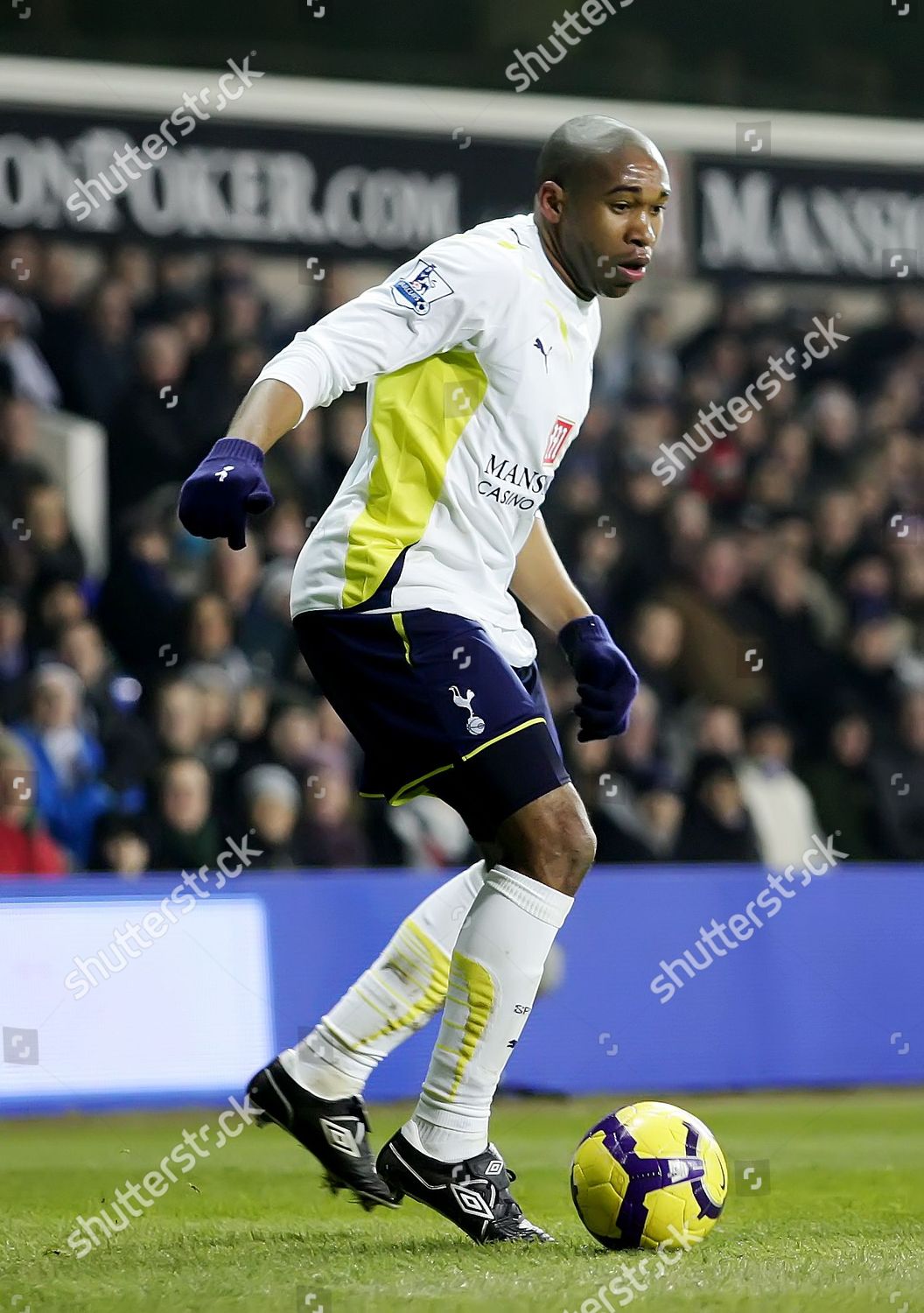Football Tottenhams Wilson Palacios Barclays Premier Editorial Stock ...