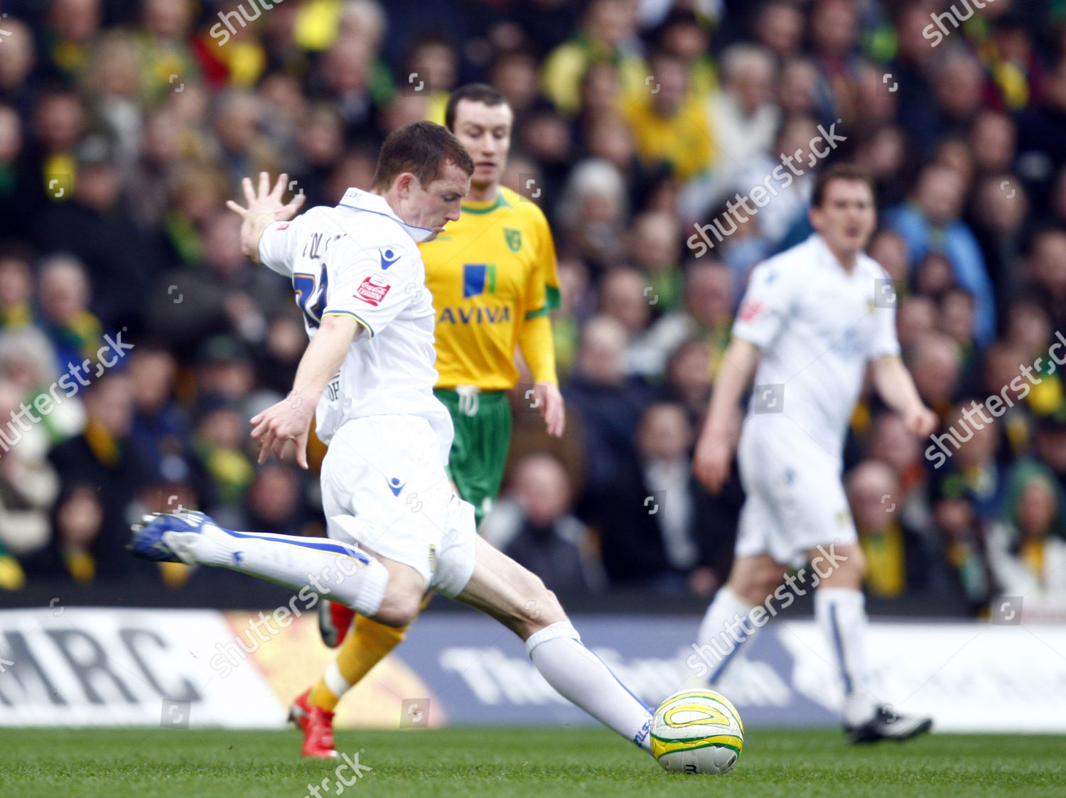 Football Neil Collins Leeds United Making Editorial Stock Photo - Stock ...