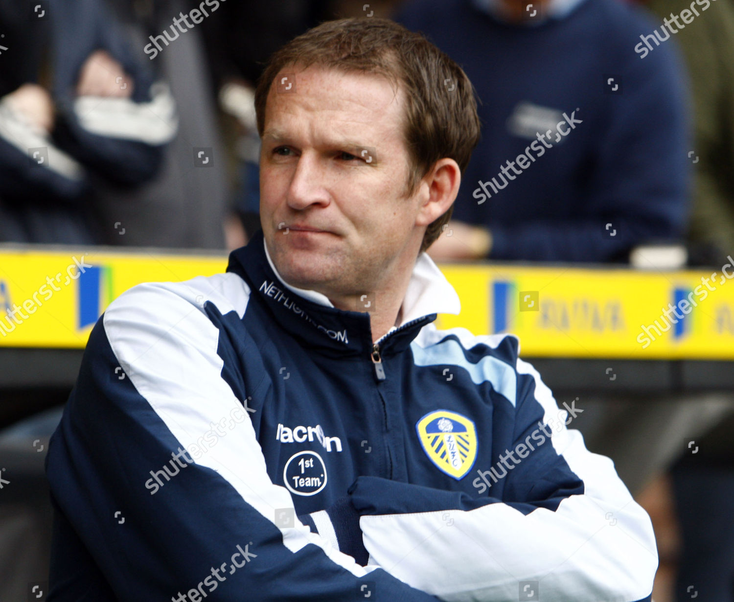 Football Simon Grayson Manager Leeds United Editorial Stock Photo ...