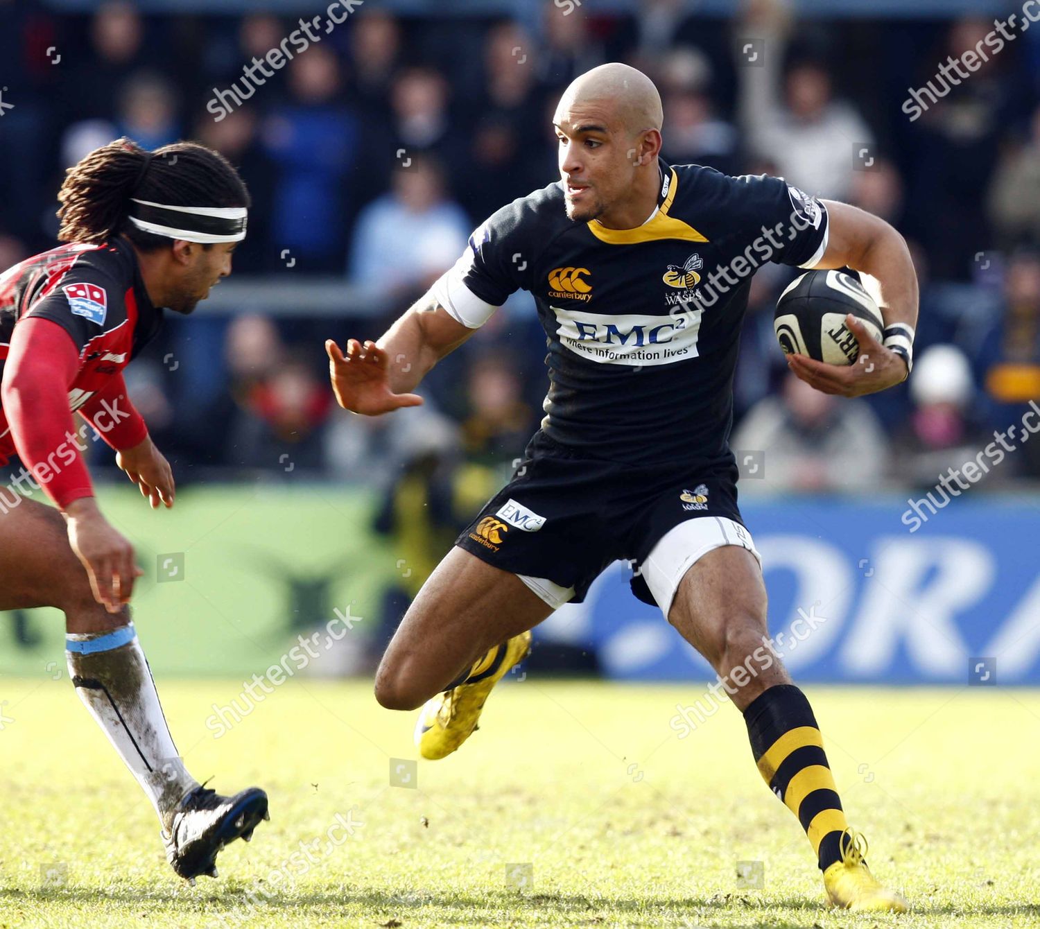 Rugby Tom Varndell London Wasps Guinness Editorial Stock Photo - Stock ...