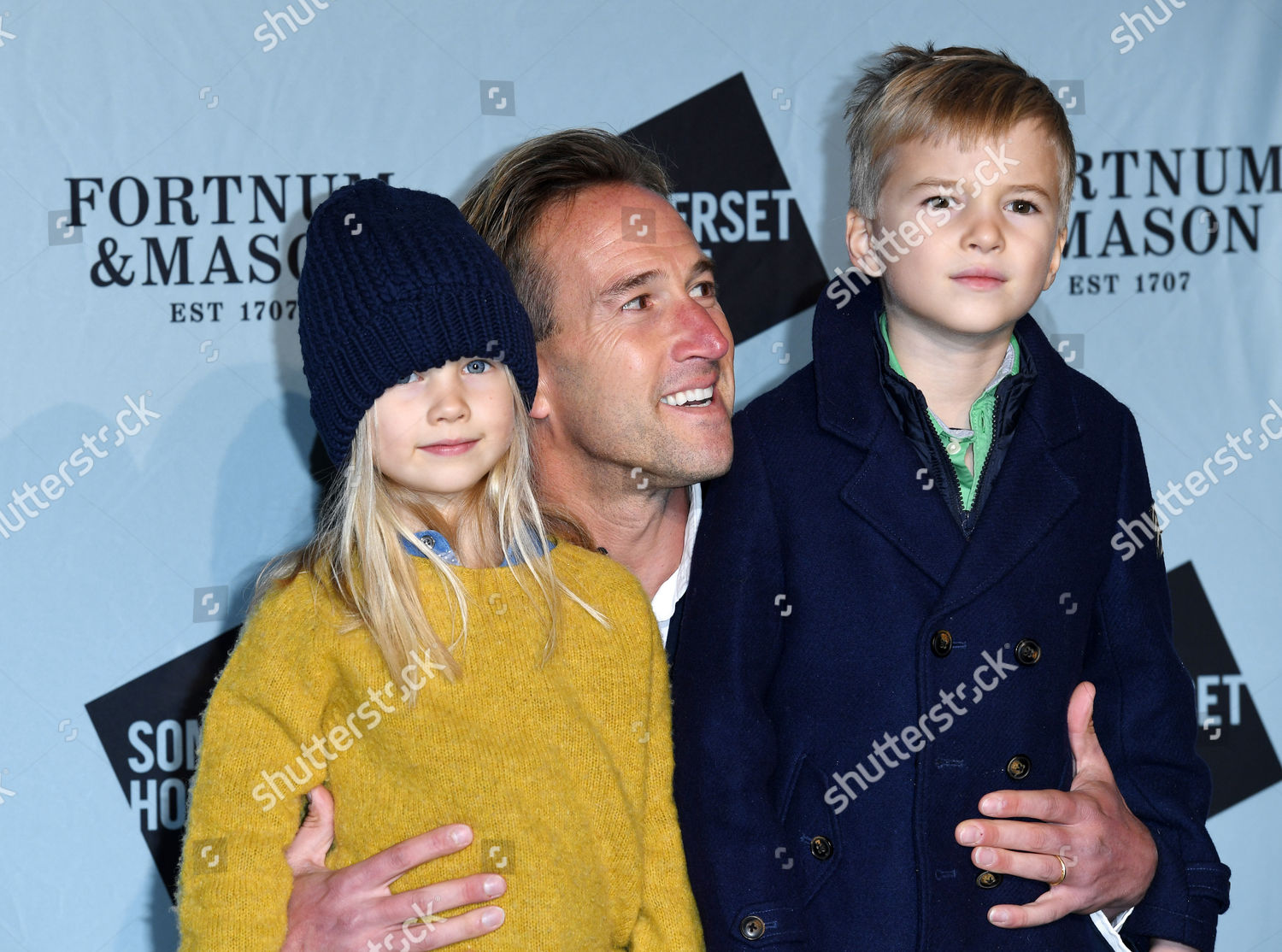 Ben Fogle Children Ludovic Iona Editorial Stock Photo - Stock Image ...