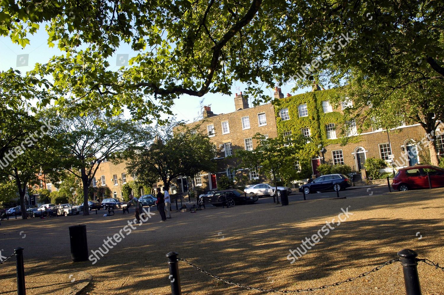 Georgian Houses Cleaver Square Kennington London Editorial Stock Photo ...