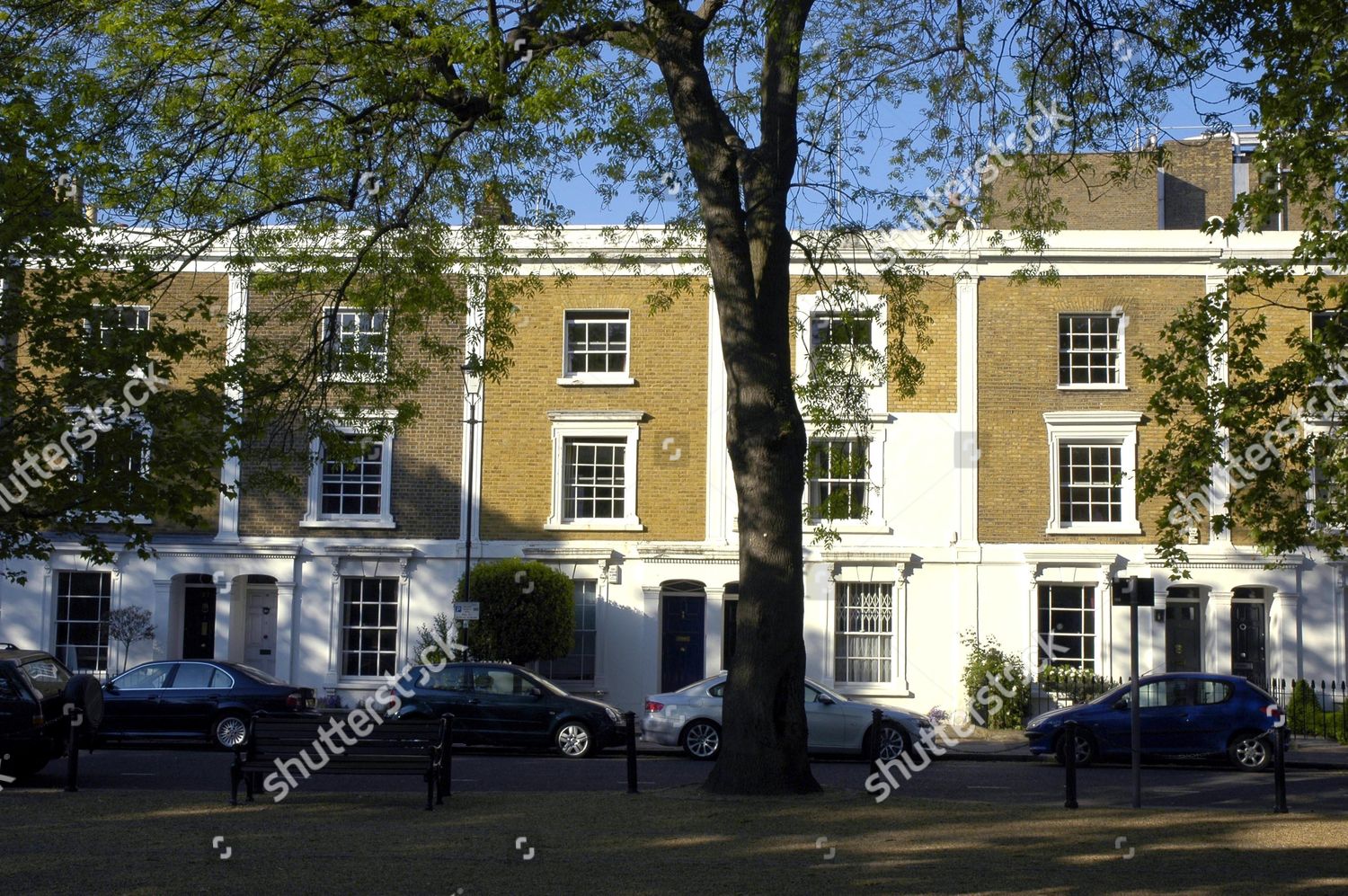 Georgian Houses Cleaver Square Kennington London Editorial Stock Photo ...