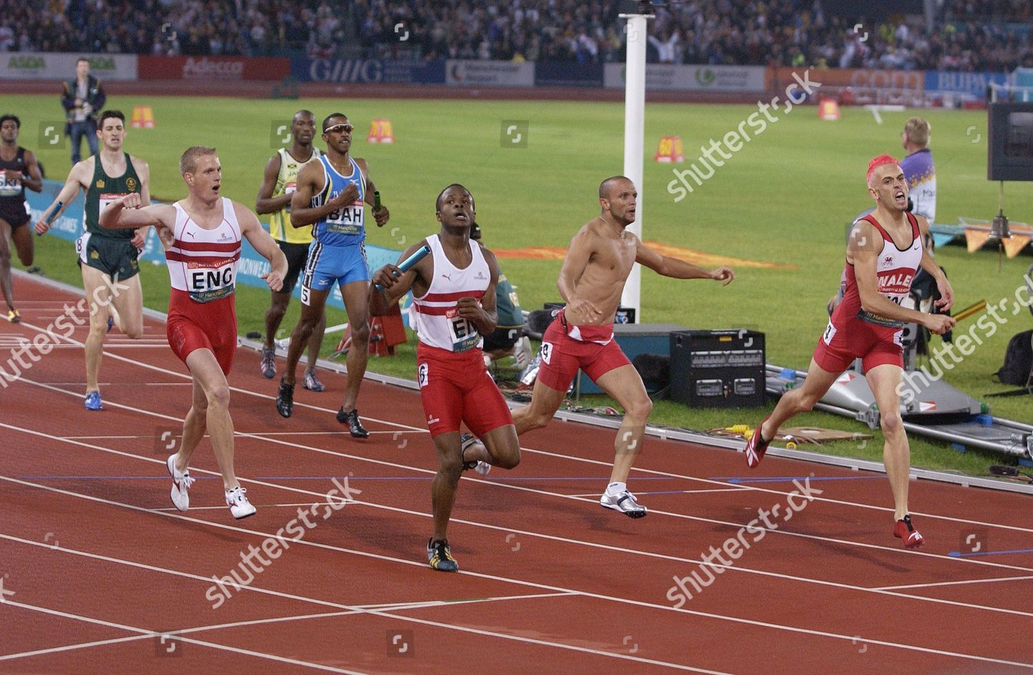 Athletics 2002 Manchester Commonwealth Games Mens Editorial Stock Photo ...
