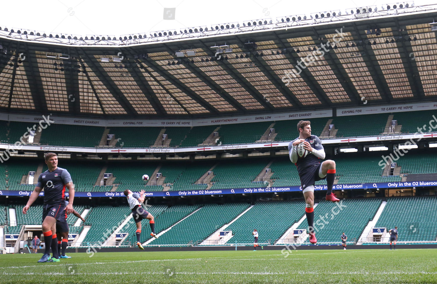 Elliot Daly R Alex Goode Centre Editorial Stock Photo - Stock Image ...