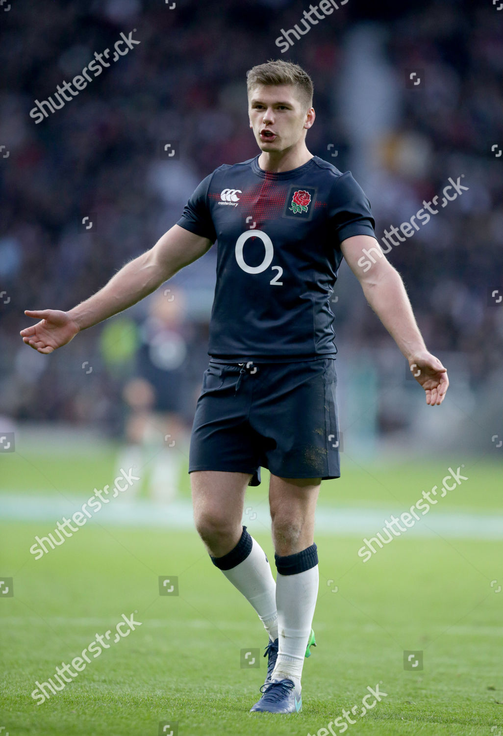 Owen Farrell England Complains Touch Judge Editorial Stock Photo ...