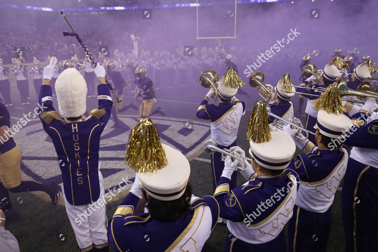 Washingotn Marching Bad Plays Huskies Take Editorial Stock Photo ...