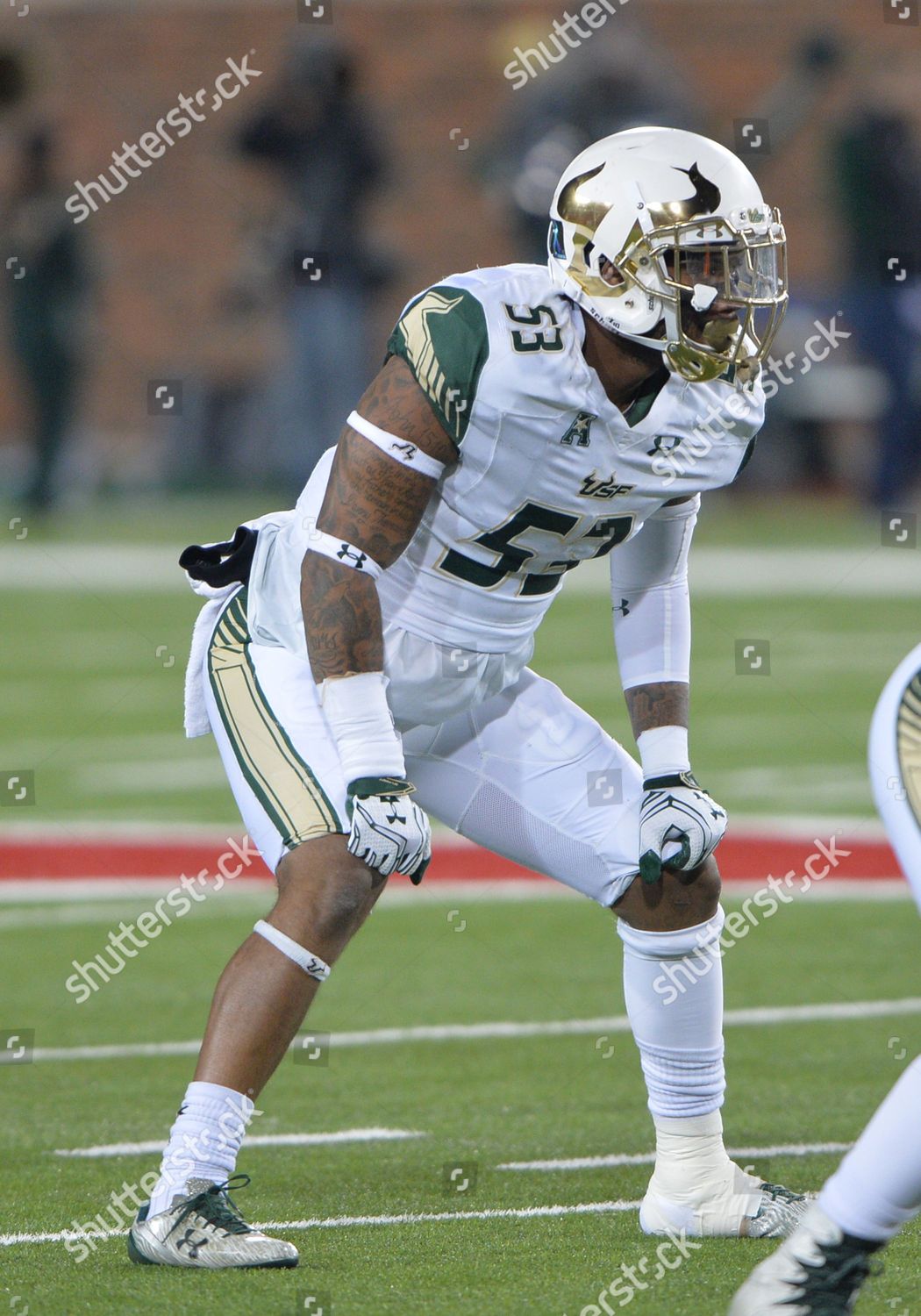 South Florida Bulls Linebacker Danny Thomas Editorial Stock Photo ...