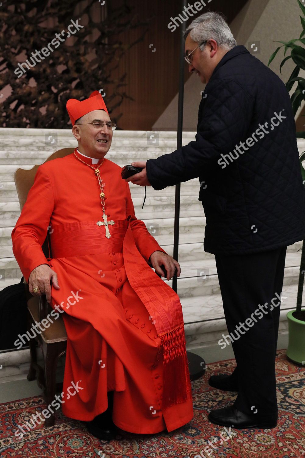 Cardinal Mario Zenari Archbishop Zuglio Italy Editorial Stock Photo ...