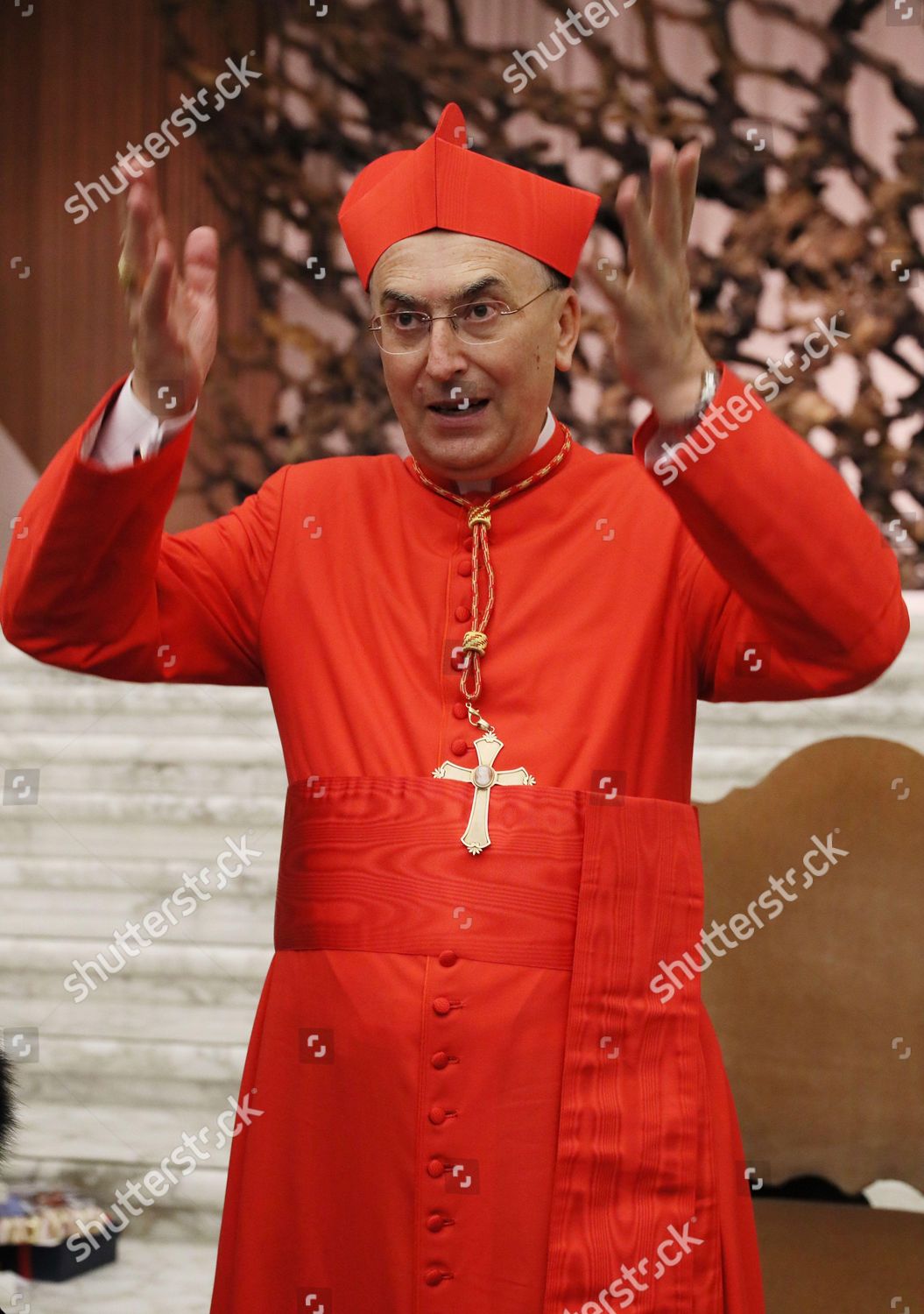 Cardinal Mario Zenari Archbishop Zuglio Italy Editorial Stock Photo ...