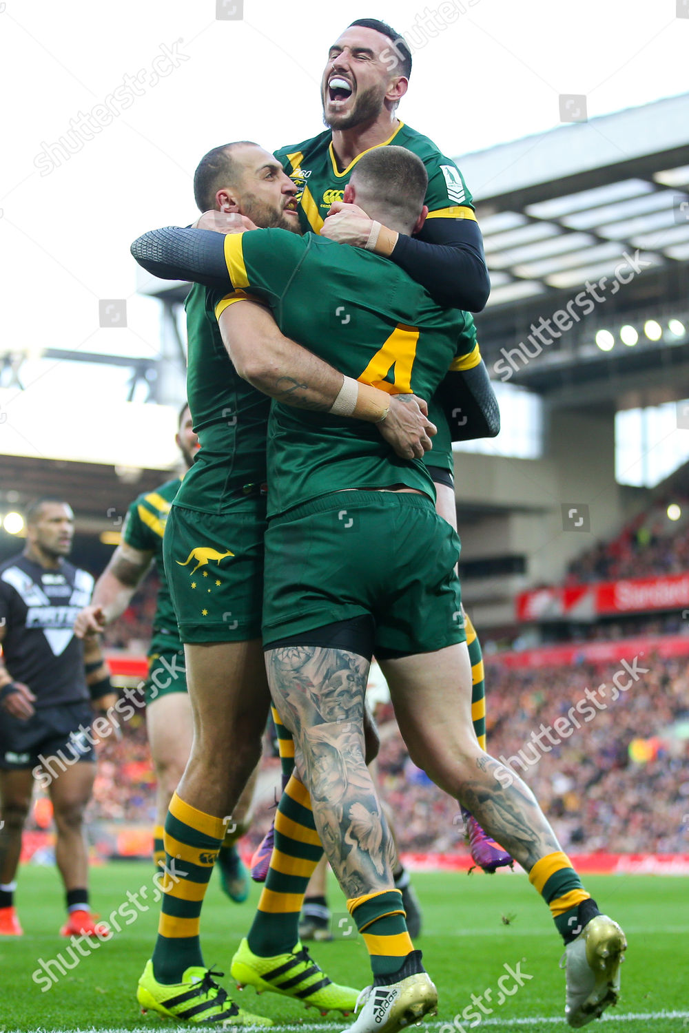 Australias Josh Dugan Centre Celebrates His Editorial Stock Photo ...
