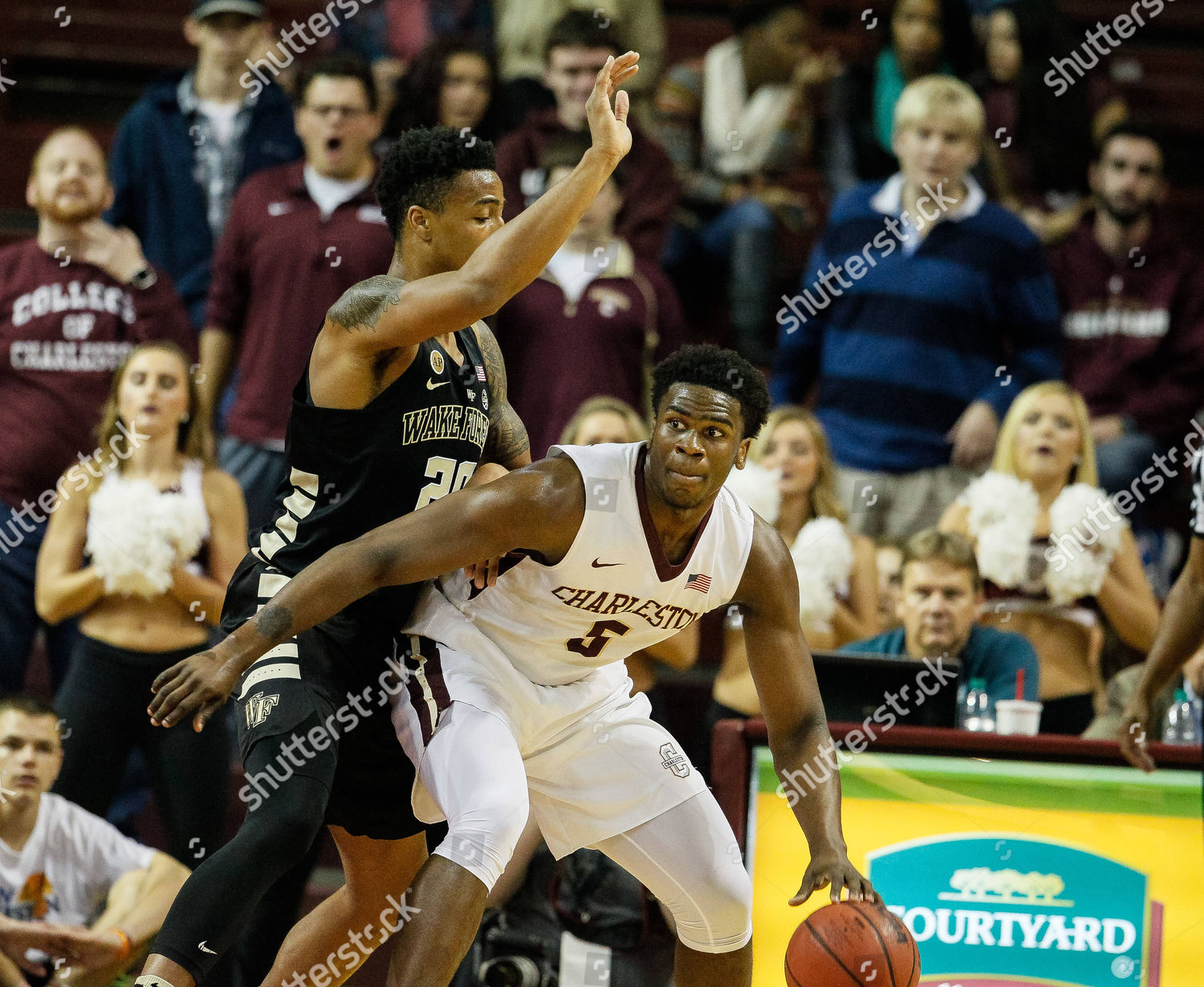 Jarrell Brantley 5 Charleston Cougars Sets Editorial Stock Photo ...