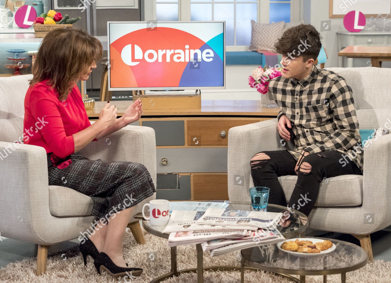 Ryan Lawrie Lorraine Kelly Editorial Stock Photo - Stock Image ...