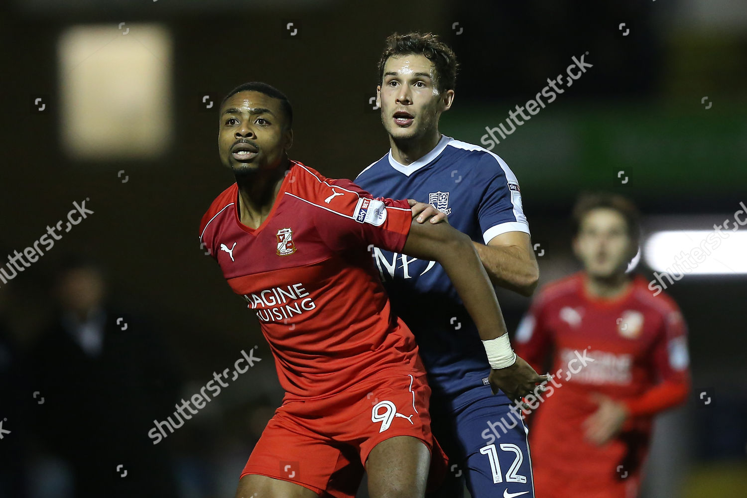 Jonathan Obika Swindon Town Will Atkinson Editorial Stock Photo - Stock ...