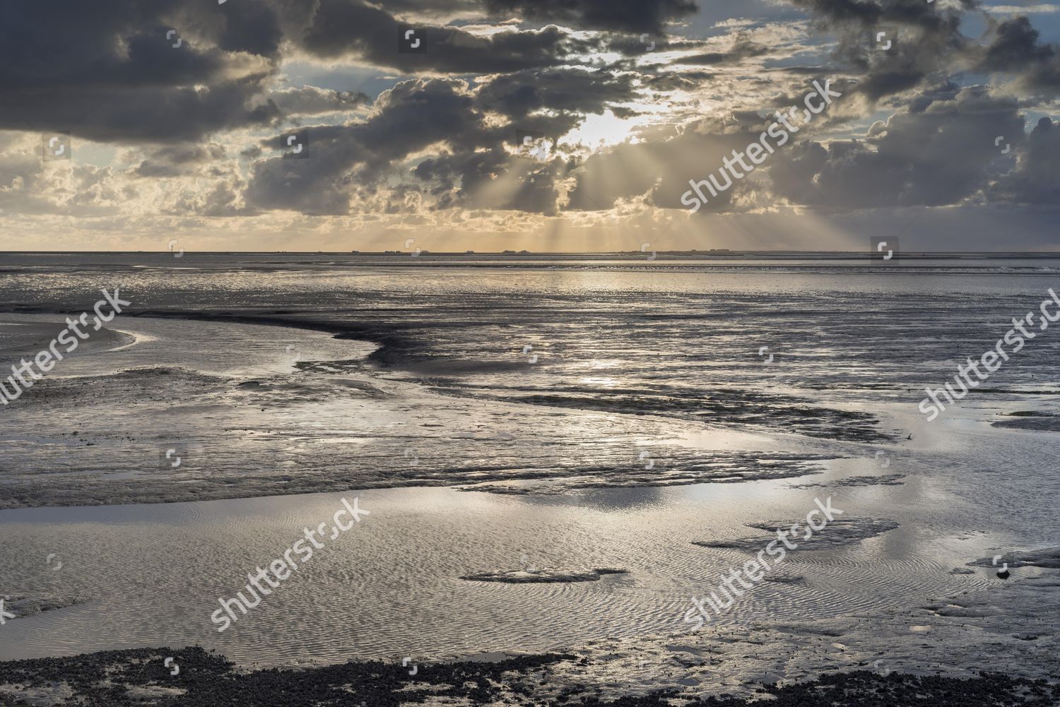 Wadden Sea National Park Unesco World Editorial Stock Photo - Stock ...