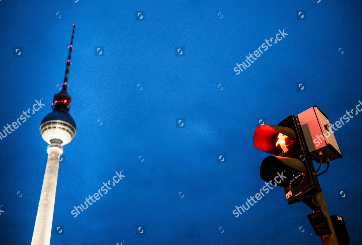 Red Walking Man Figure Ampelmaennchen Traffic Editorial Stock Photo ...