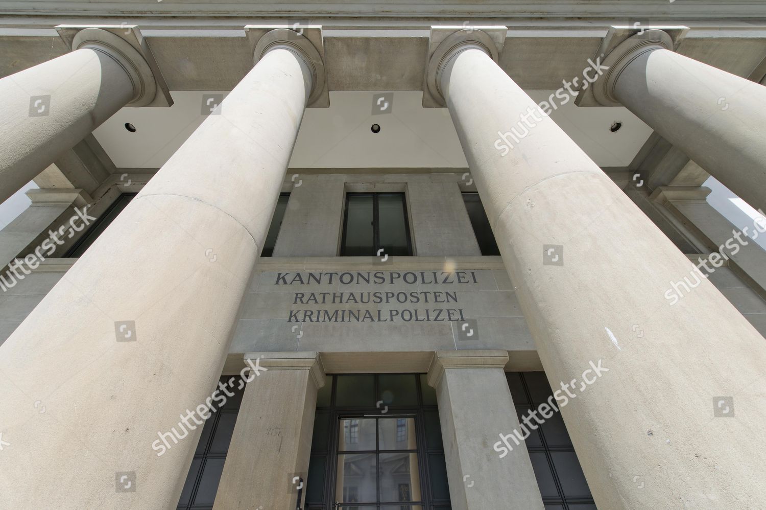Entrance Building Cantonal Police Town Hall Editorial Stock Photo ...