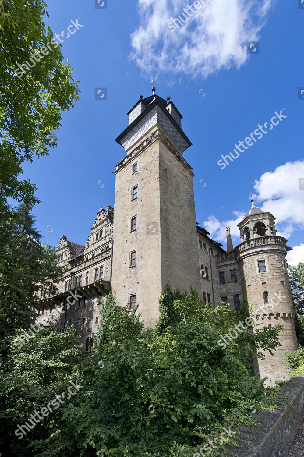 Schloss Neuenstein Castle Originally Moated Castle Editorial Stock ...
