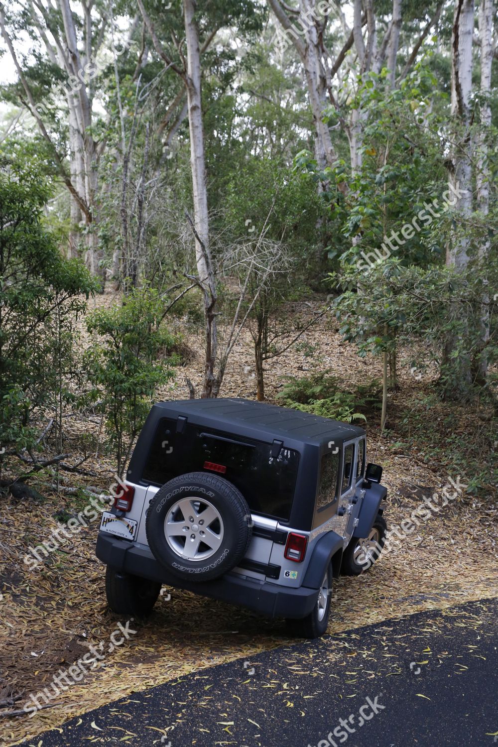 Jeep Wrangler Parked On Slope Big Editorial Stock Photo - Stock Image ...