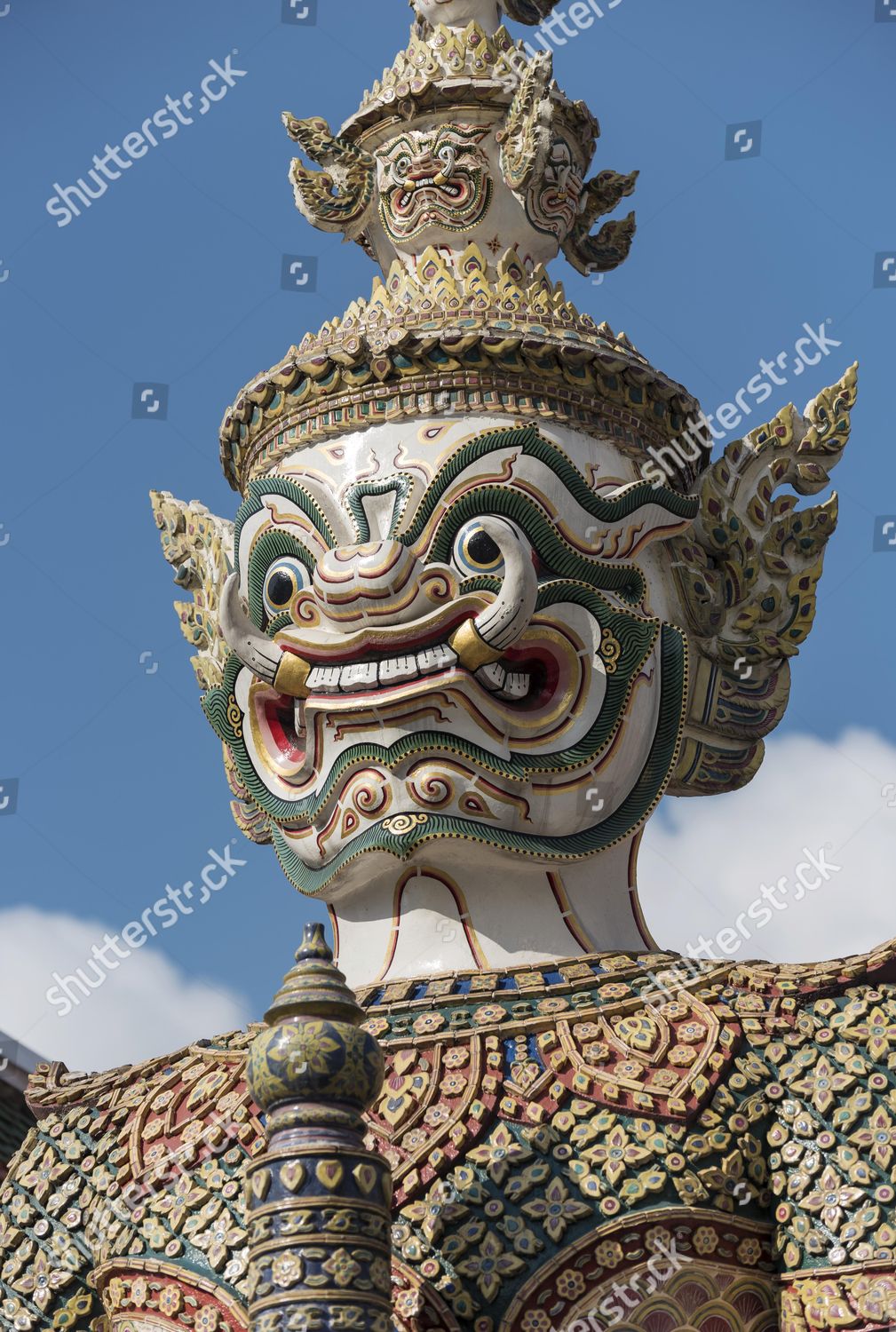 Statue Giant Yaksha Demon Guarding Gates Editorial Stock Photo - Stock ...