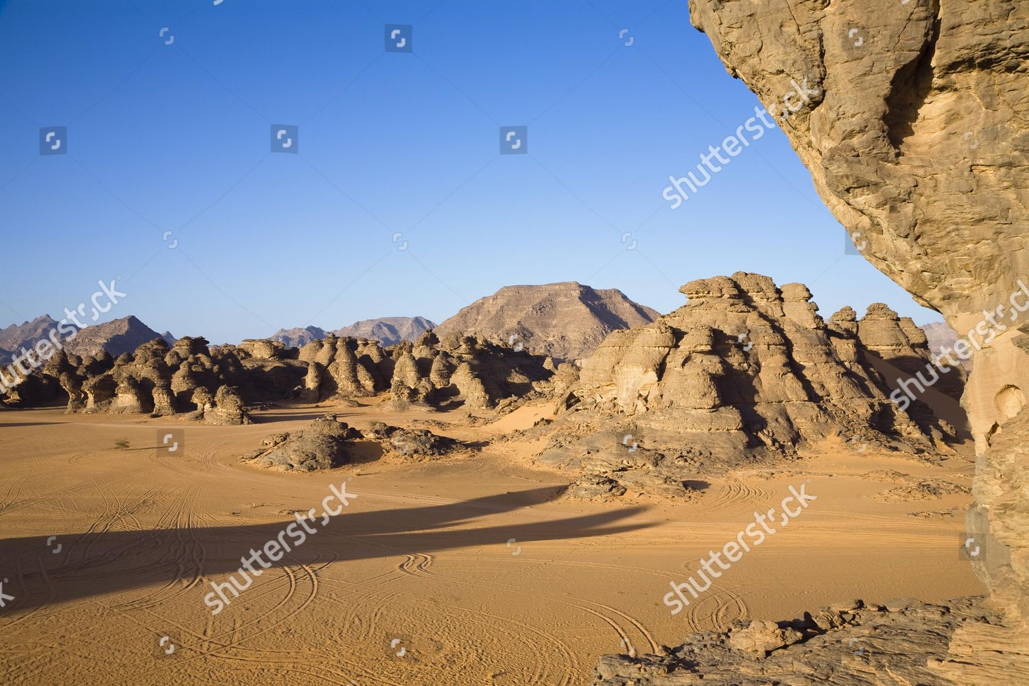 Rock Formations Libyan Desert Wadi Awis Editorial Stock Photo - Stock ...