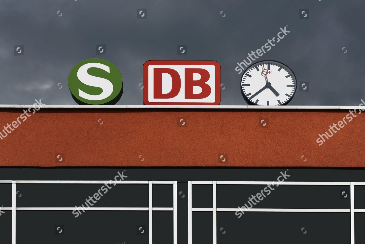 Logos Sbahn Commuter Railway Deutsche Bahn Editorial Stock Photo ...