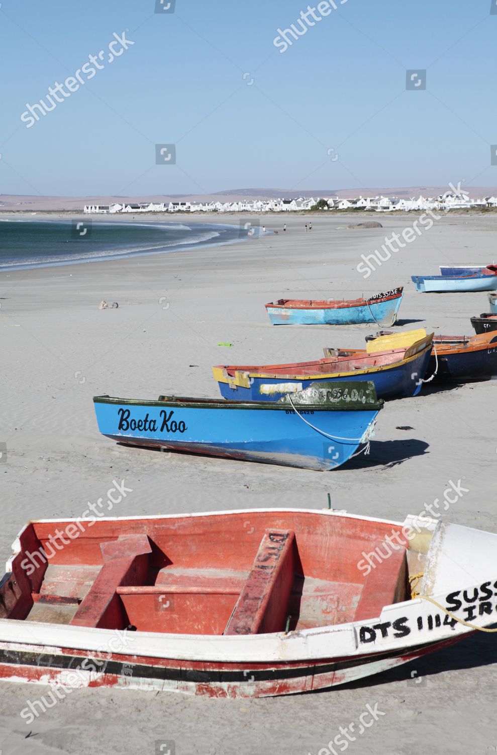 Fishing Boats Paternoster Western Cape South Editorial Stock Photo ...