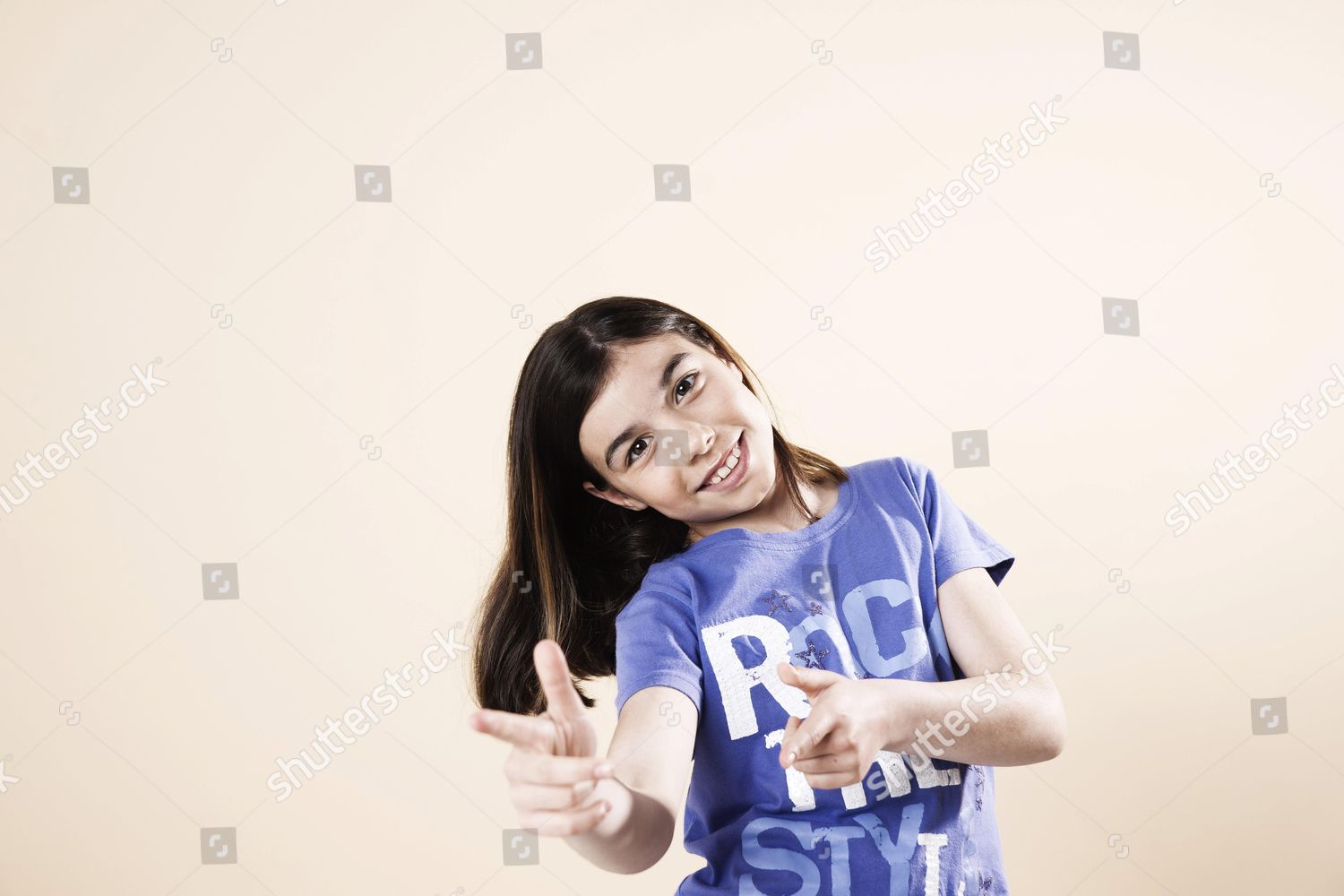 Model Released Girl Making Cool Gestures Editorial Stock Photo - Stock ...