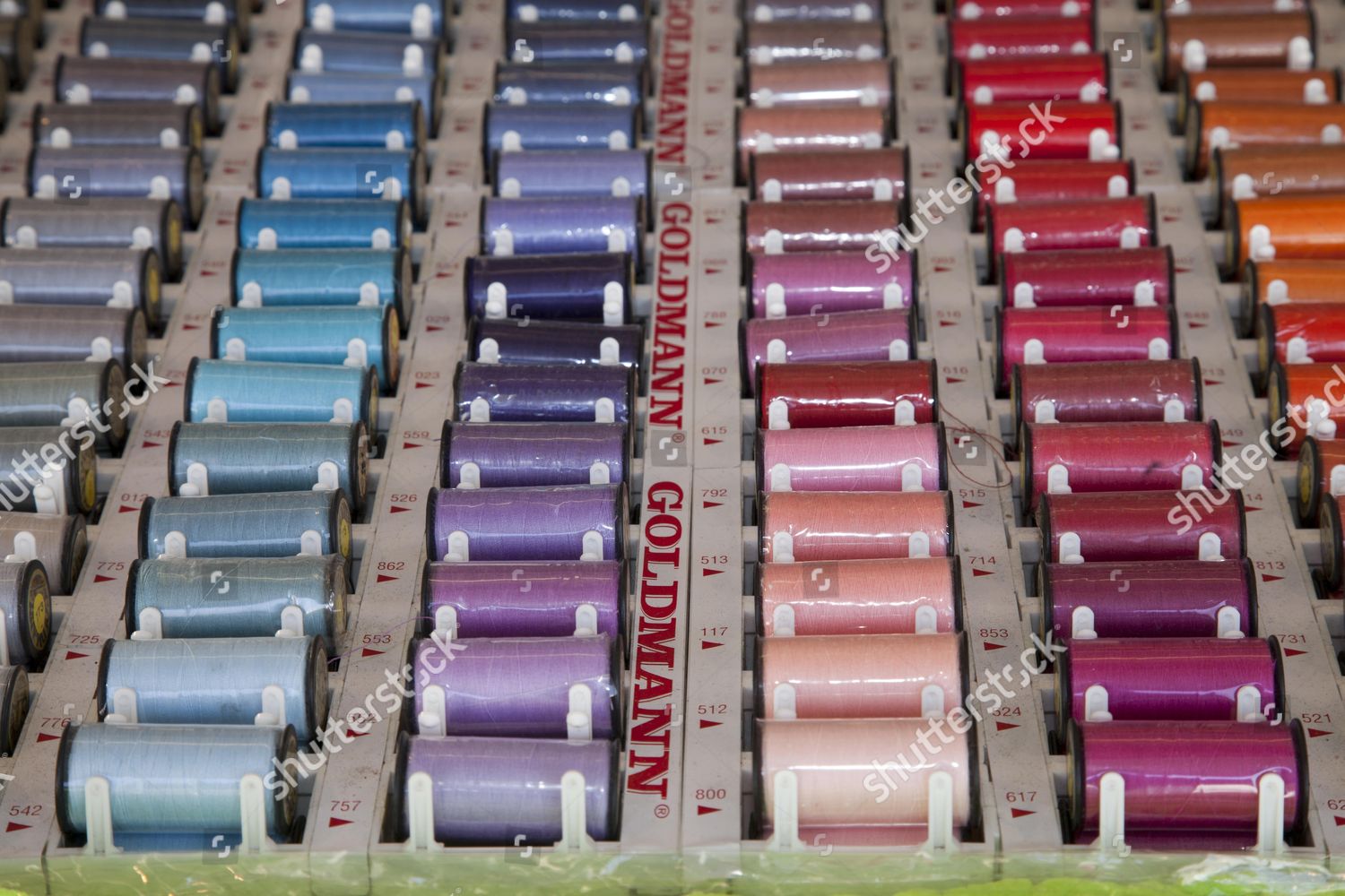 Sewing Thread Reels On Market Stall Editorial Stock Photo - Stock Image ...